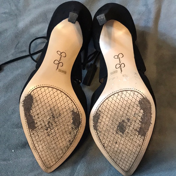 Jessica Simpson | Shoes | Black Jessica Simpson Lace Up Heel | Poshmark